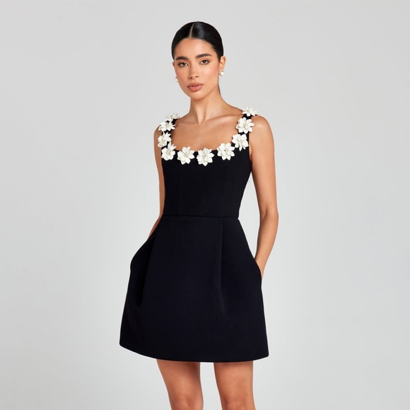 NADINE MERABI | Dresses | Nadine Merabi Cindy Monochrome Dress | Poshmark